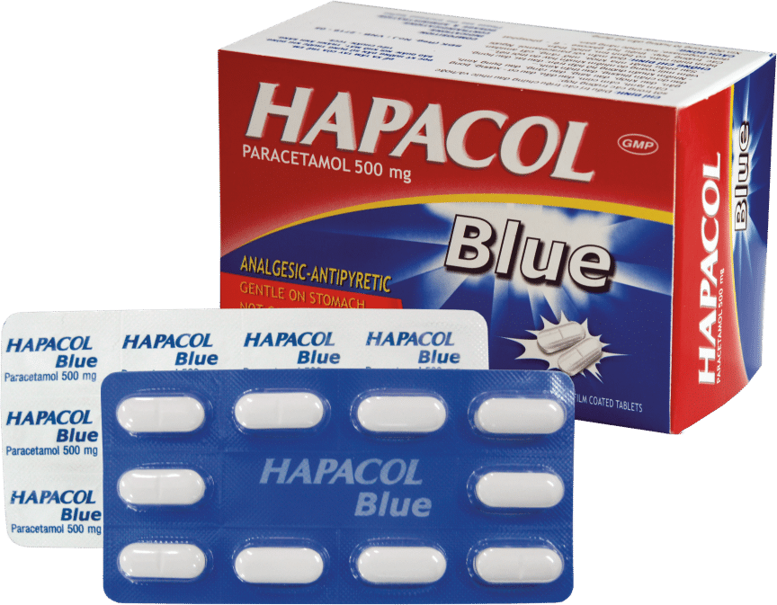 Hapacol Blue - Thuốc giảm đau hạ sốt nhanh chóng