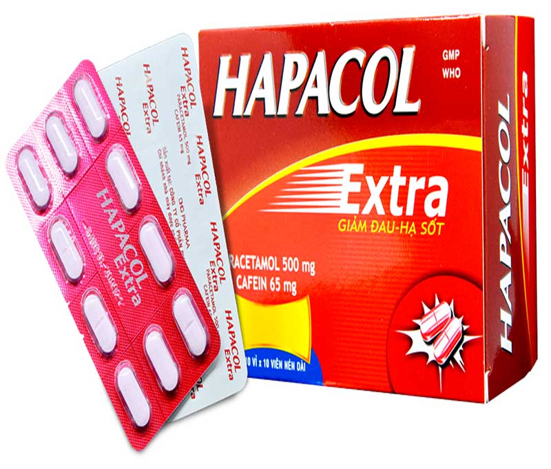 Hapacol Extra - Thuốc điều trị cảm sốt chóng mặt đau đầu